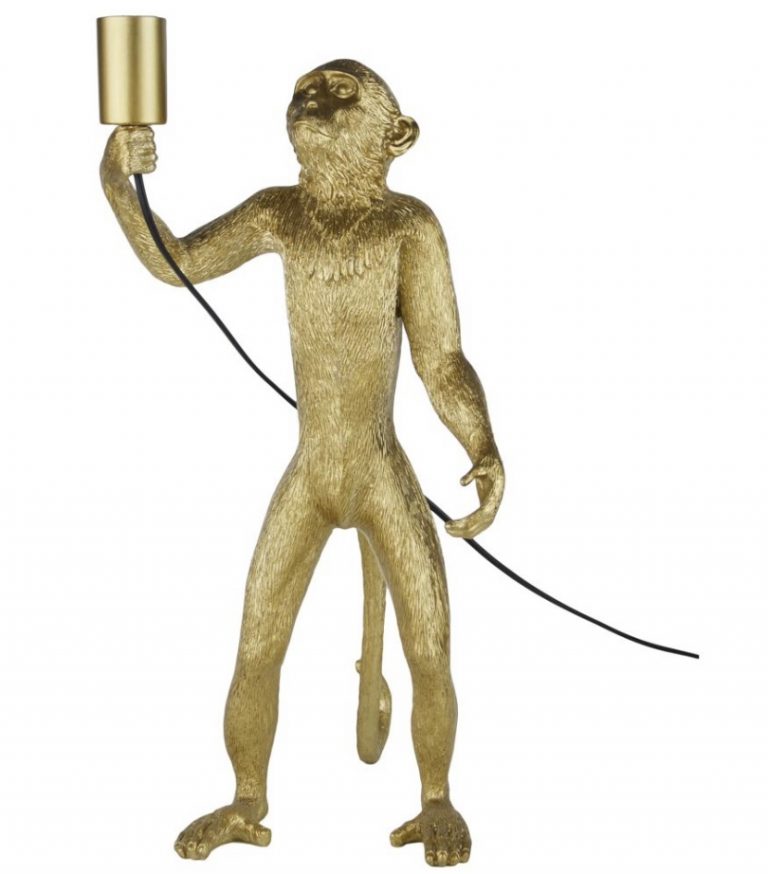 Cornelius The Monkey Golden Table Lamp - Pat's Carpets & Interiors ...